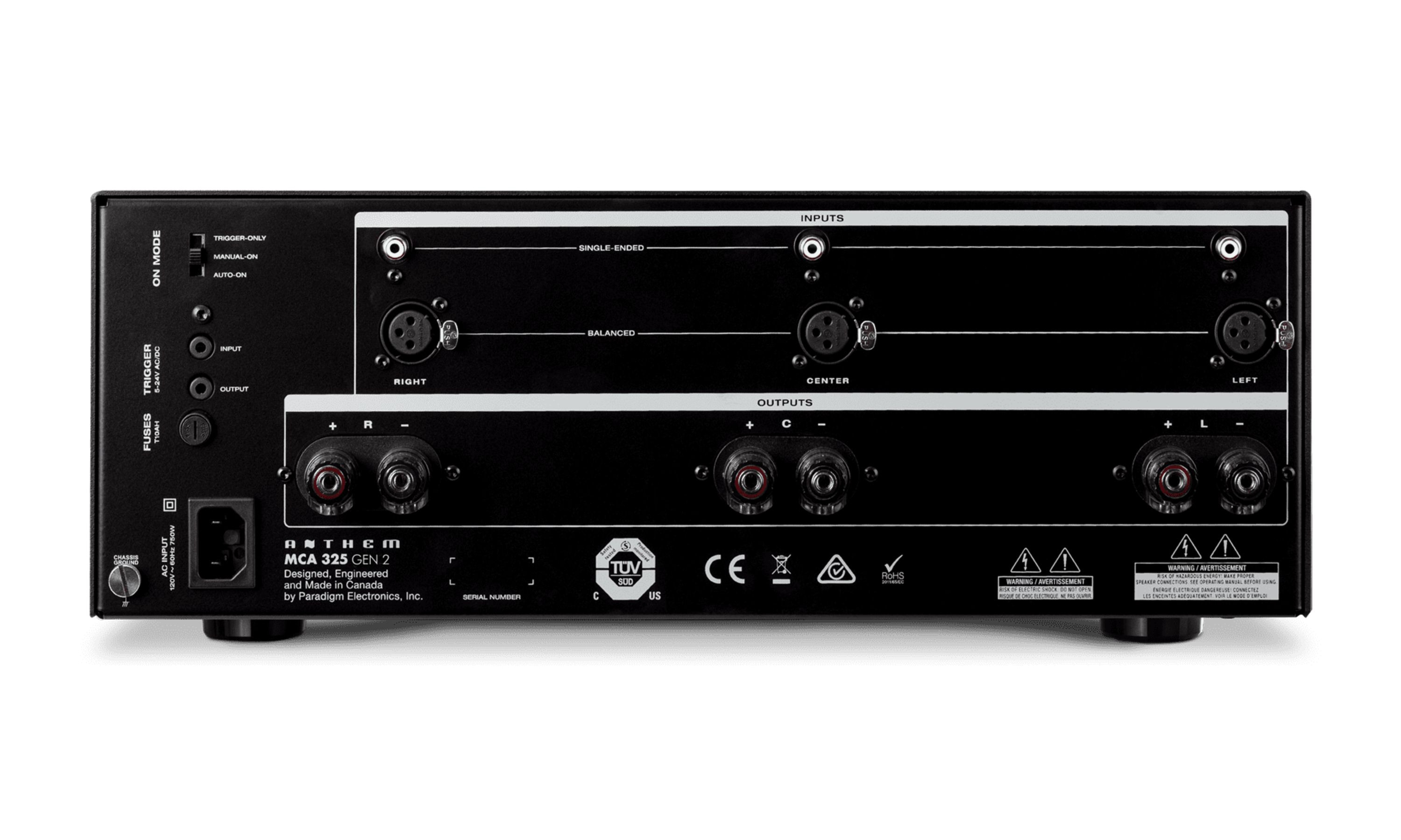 Crossover - חנות סטריאו וקולנוע ביתי | MCA325 GEN2 | מגברי כוח | ANTHEM