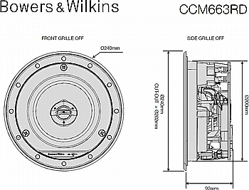 Crossover - חנות סטריאו וקולנוע ביתי | CCM663RD | IN WALL - רמקולים ...