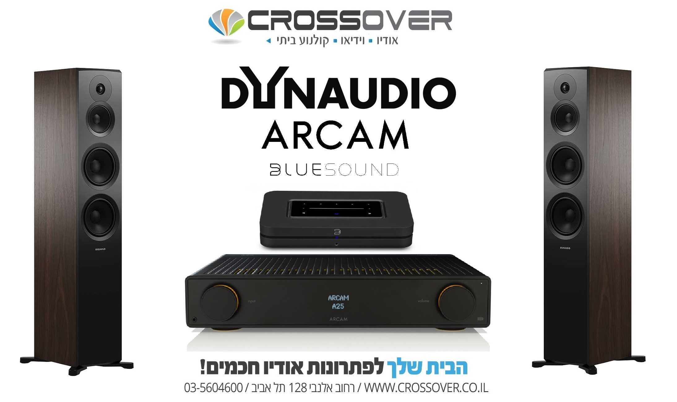 Crossover - חנות סטריאו וקולנוע ביתי | סט סטריאו - DYNAUDIO EMIT50 ...